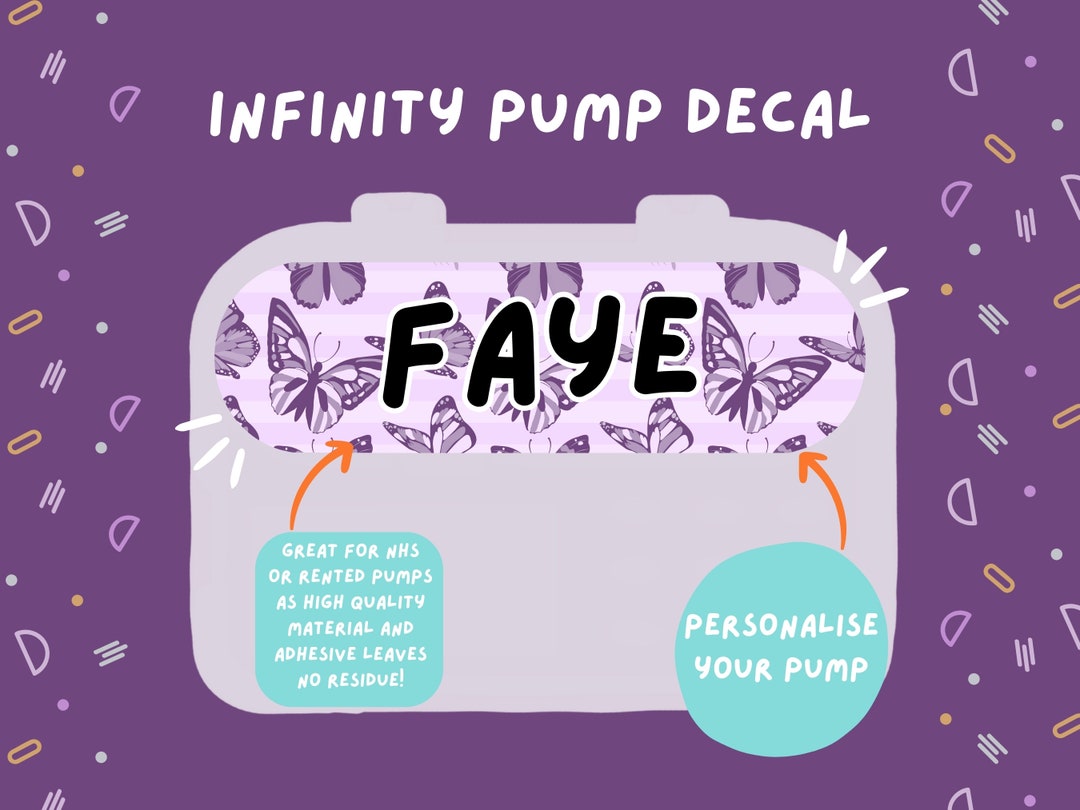 Infinity Pump Sticker Tubie Life Feeding Pump Decal for Nutricia ...