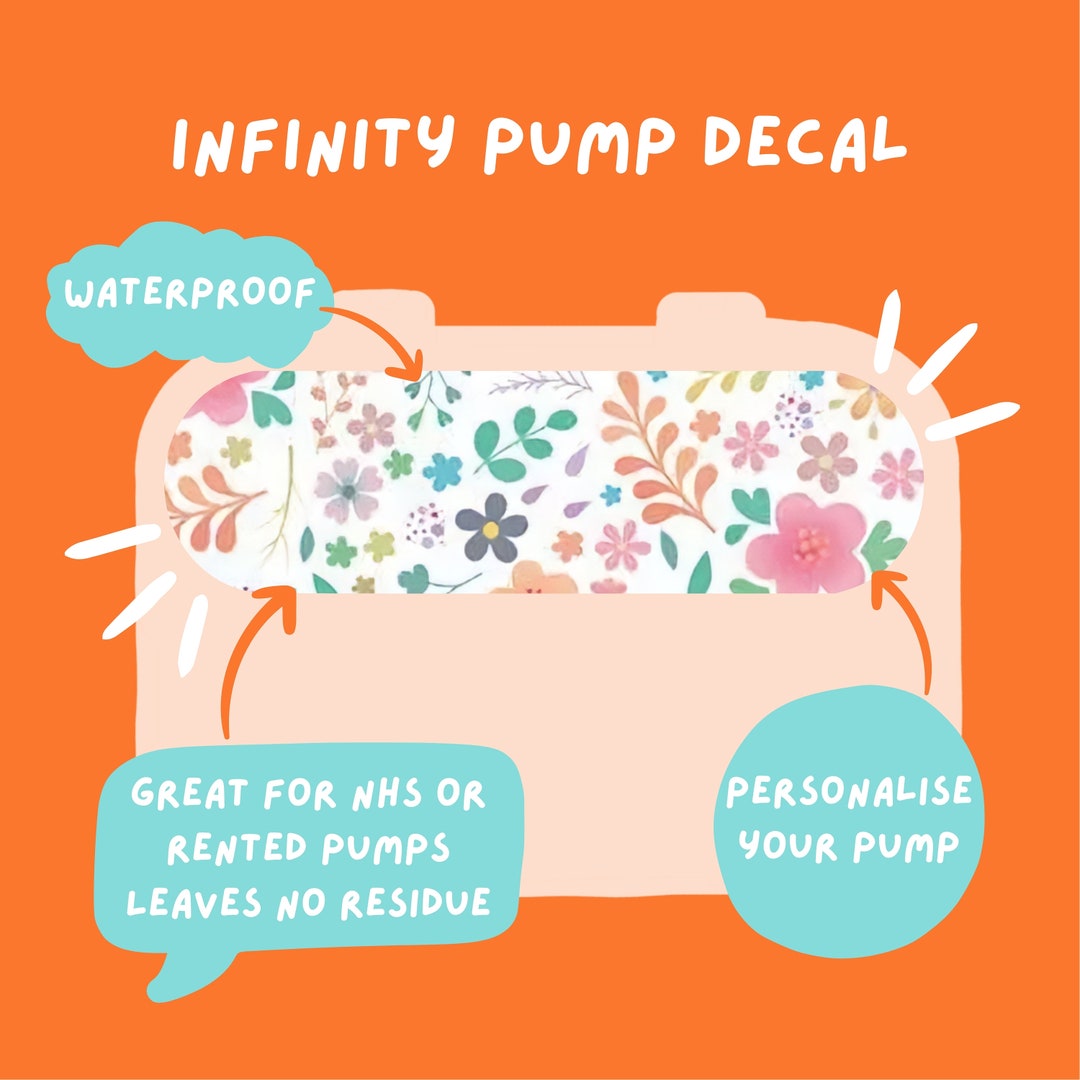 Infinity Pump Sticker Tubie Life Pump Decal for Nutricia and Moog ...