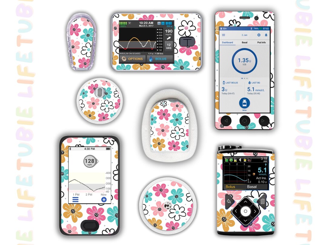 Diabetes Device Stickers, Decals for Libre 2, Dexcom G6, Medtronic ...