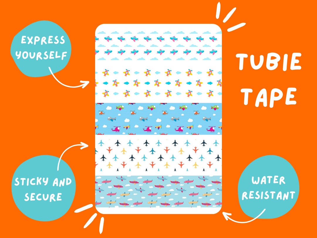 Tubie Tape PLANES TUBIE TAPE Multi Tubie Life Ng Tube Tape - Etsy