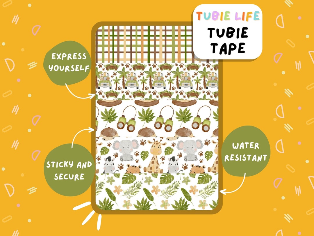 TUBIE TAPE Tubie Life Safari Ng Tube Tape for Feeding Tubes and Other ...