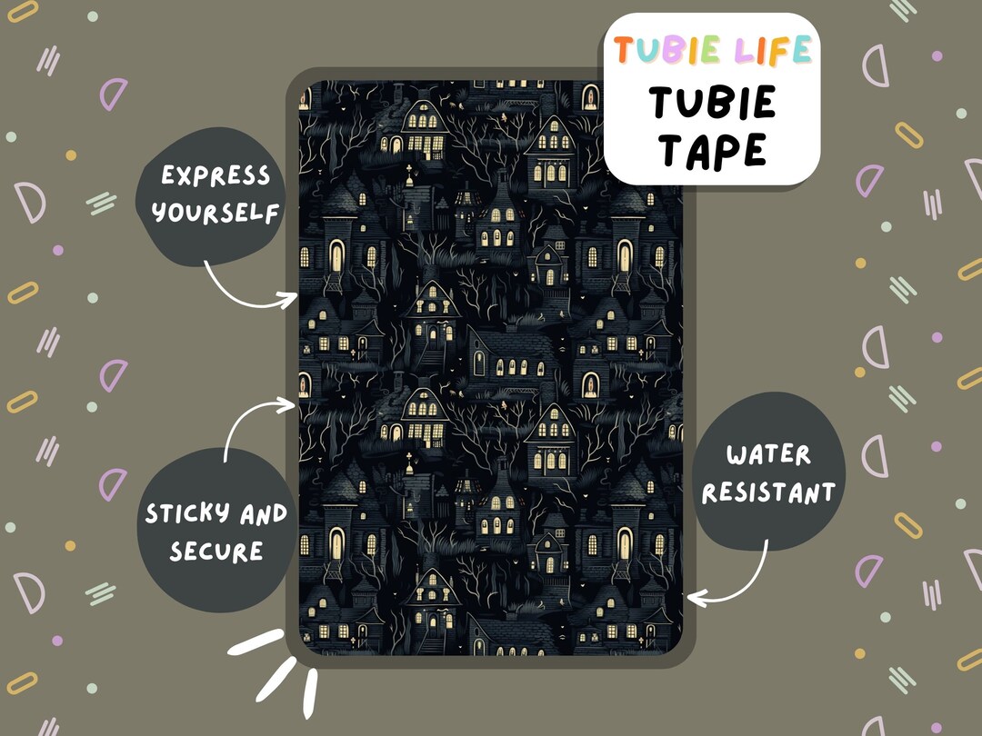 TUBIE TAPE Tubie Life Haunted Houses Ng Tube Tape for Feeding Tubes and ...