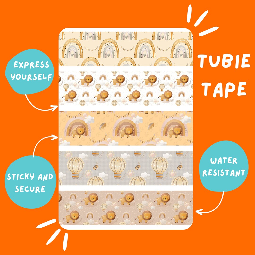 TUBIE TAPE Lion Tubie Life Ng Tube Tape - Etsy