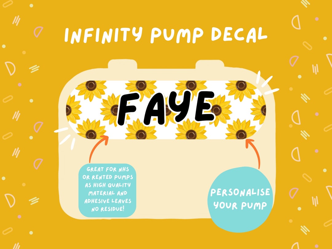 Infinity Pump Sticker Tubie Life Feeding Pump Decal for Nutricia ...