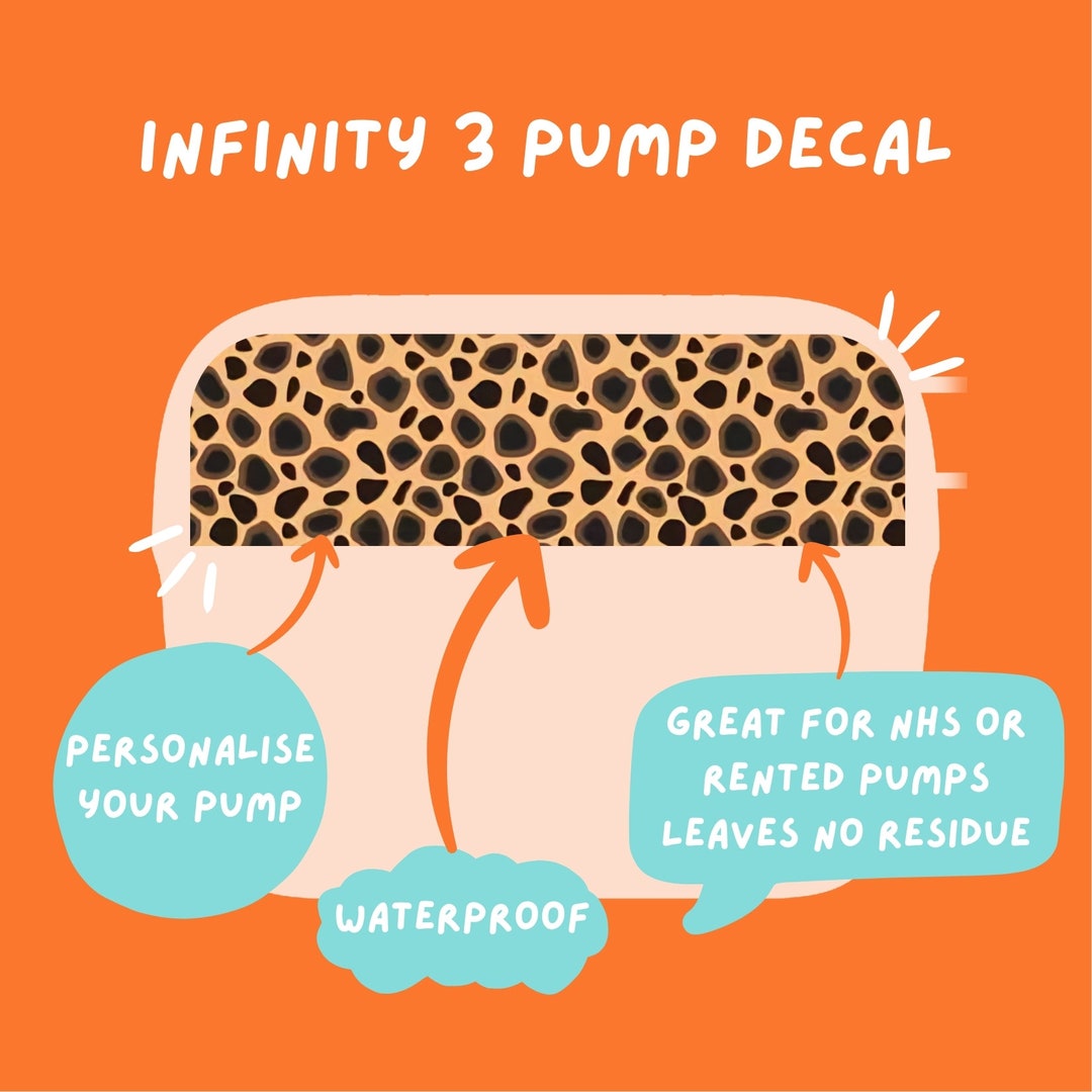 Infinity 3 Pump Sticker Tubie Life Pump Decal for Nutricia and Moog ...