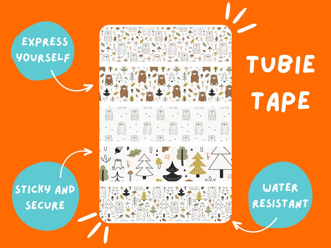TUBIE TAPE Bear Tubie Life Ng Tube Tape - Etsy