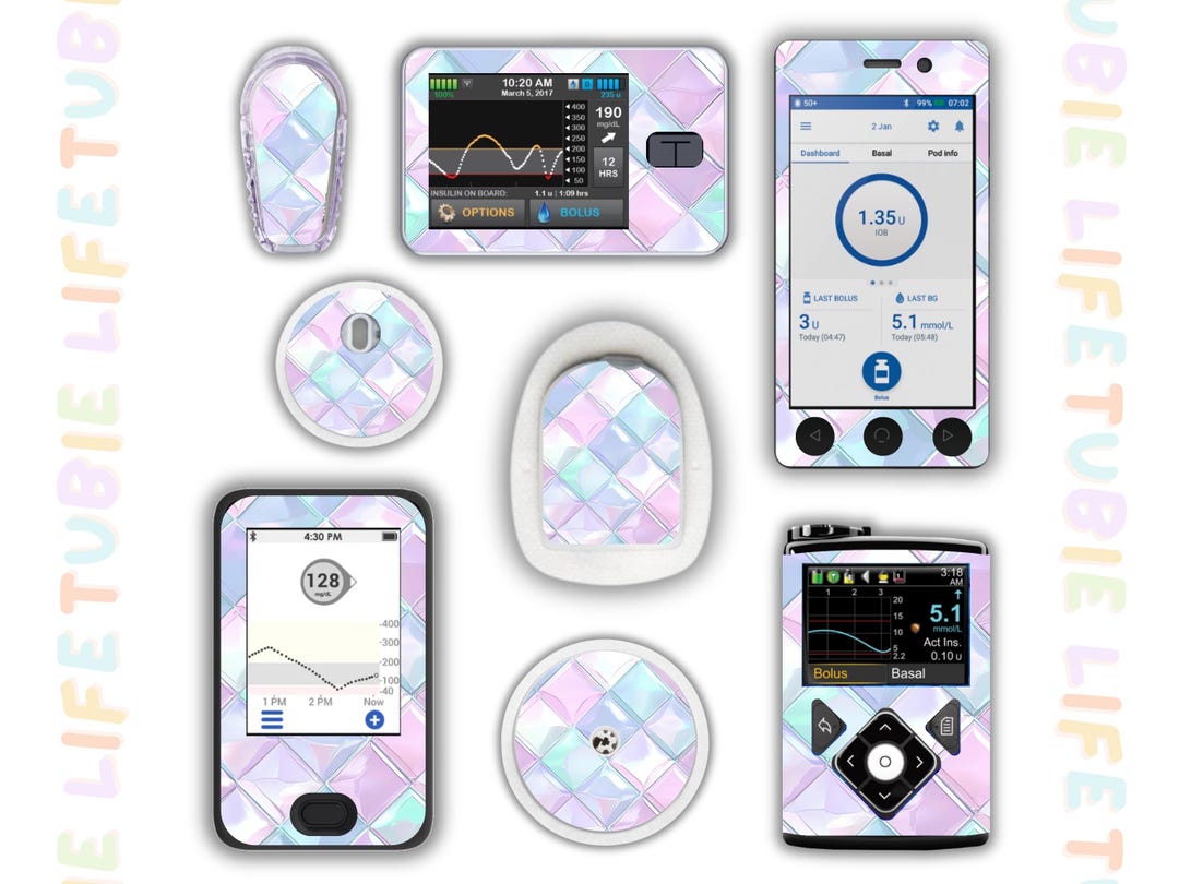 Diabetes Device Stickers, Decals for Libre 2, Dexcom G6, Medtronic ...