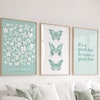 Sky Blue Good Day Poster. Danish Pastel Room Decor Poster. Positive ...