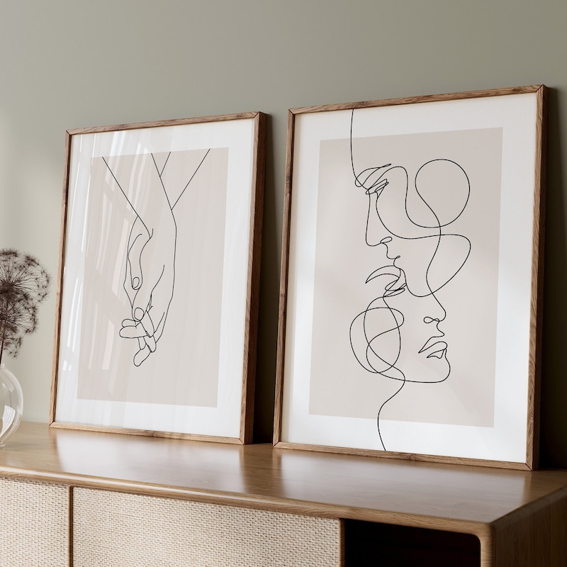 Line Art Print - Etsy