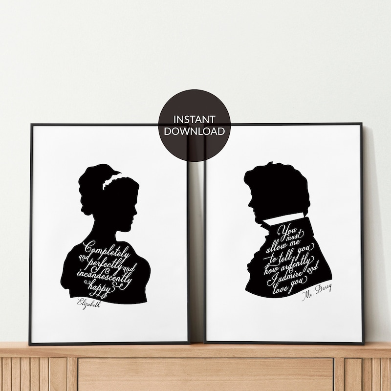 Pride and Prejudice Poster - Etsy