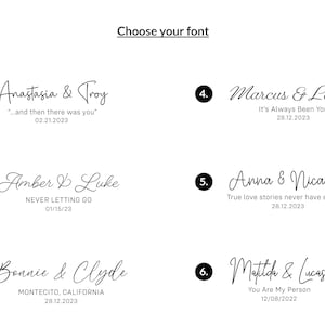 Set of 3, Custom Names Art. Line Drawing Print. Romantic Gift. Couple ...