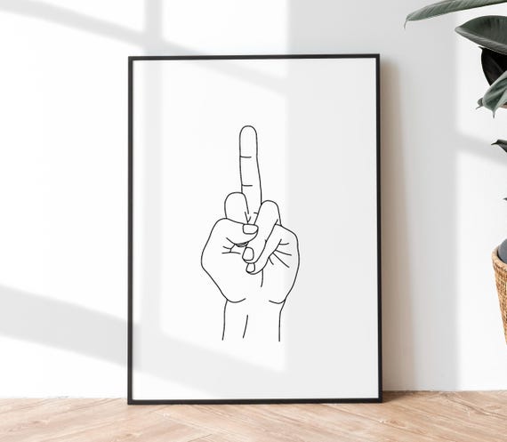 Dibujar Con El Dedo Medio 17.201 Dedo Medio High Res Illustrations