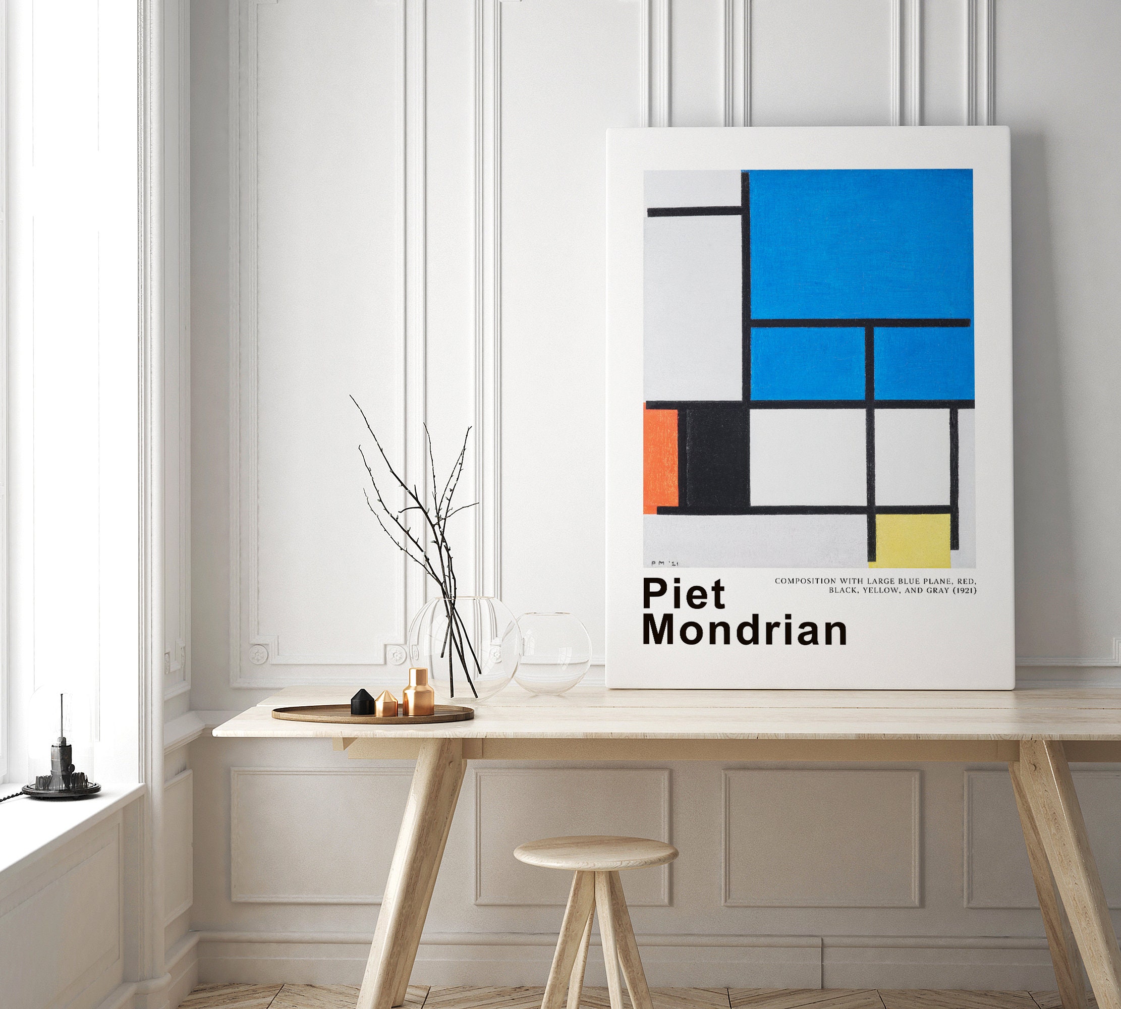 PIET MONDRIAN Gallery Poster Fine Art Print Famous Artist | Etsy