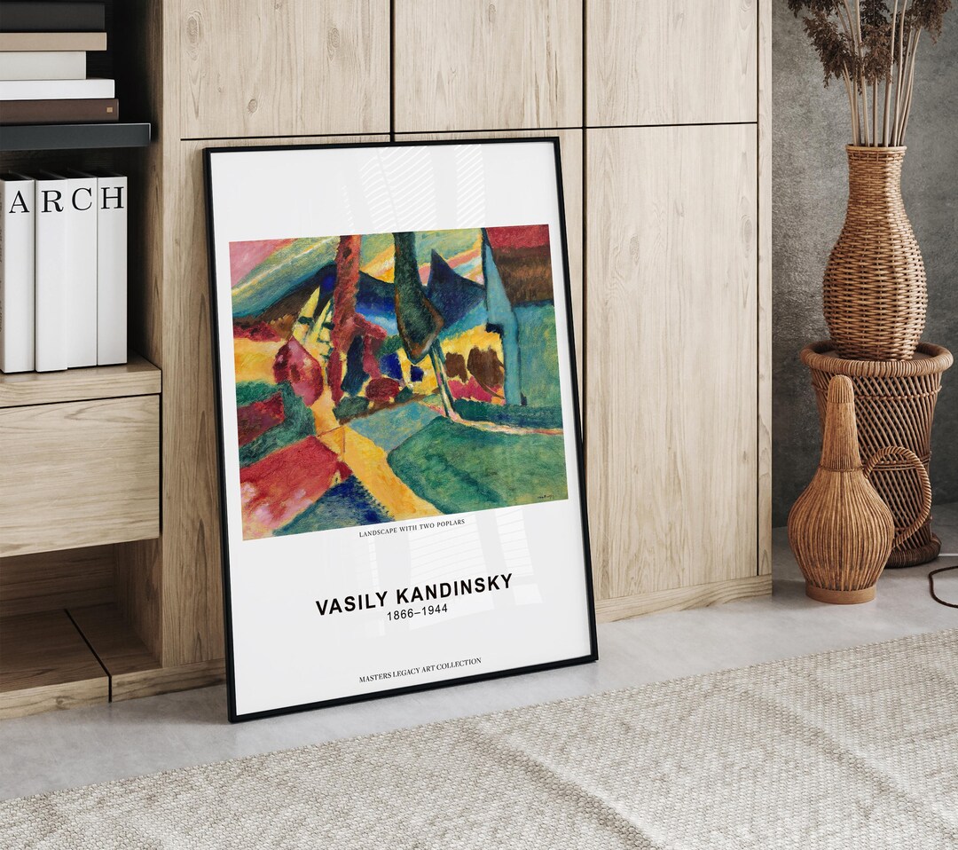 VASILY KANDINSKY Green Abstract Art Print, Fine Art Poster, Modern ...