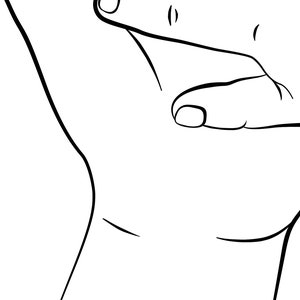 Mother and Baby Art. Hand Line Drawing. Holding Baby Hand Line Art ...