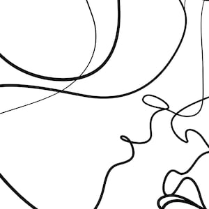 Set of 3, Line Drawing Print. Romantic Wall Art. Couple Art. PRINTABLE ...