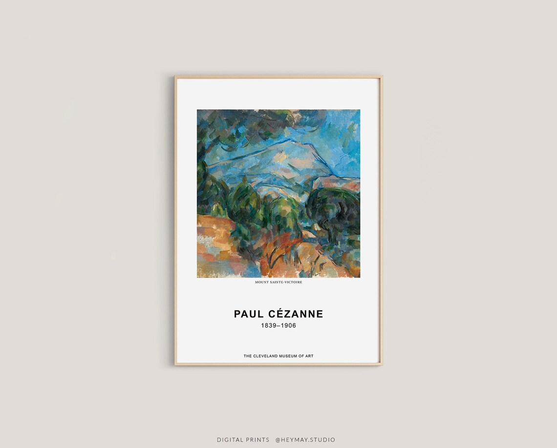 PAUL CÉZANNE Post-impressionism Gallery Poster Fine Art - Etsy