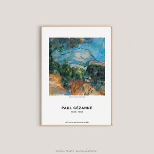 PAUL CÉZANNE Post-impressionism Gallery Poster Fine Art - Etsy