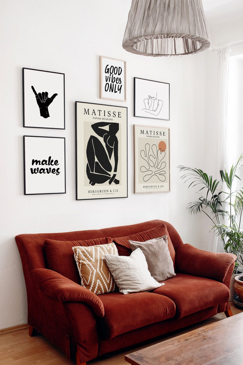 Set of 2 Surf Decor Shaka Hand Beach Art Set Surfer Wall | Etsy