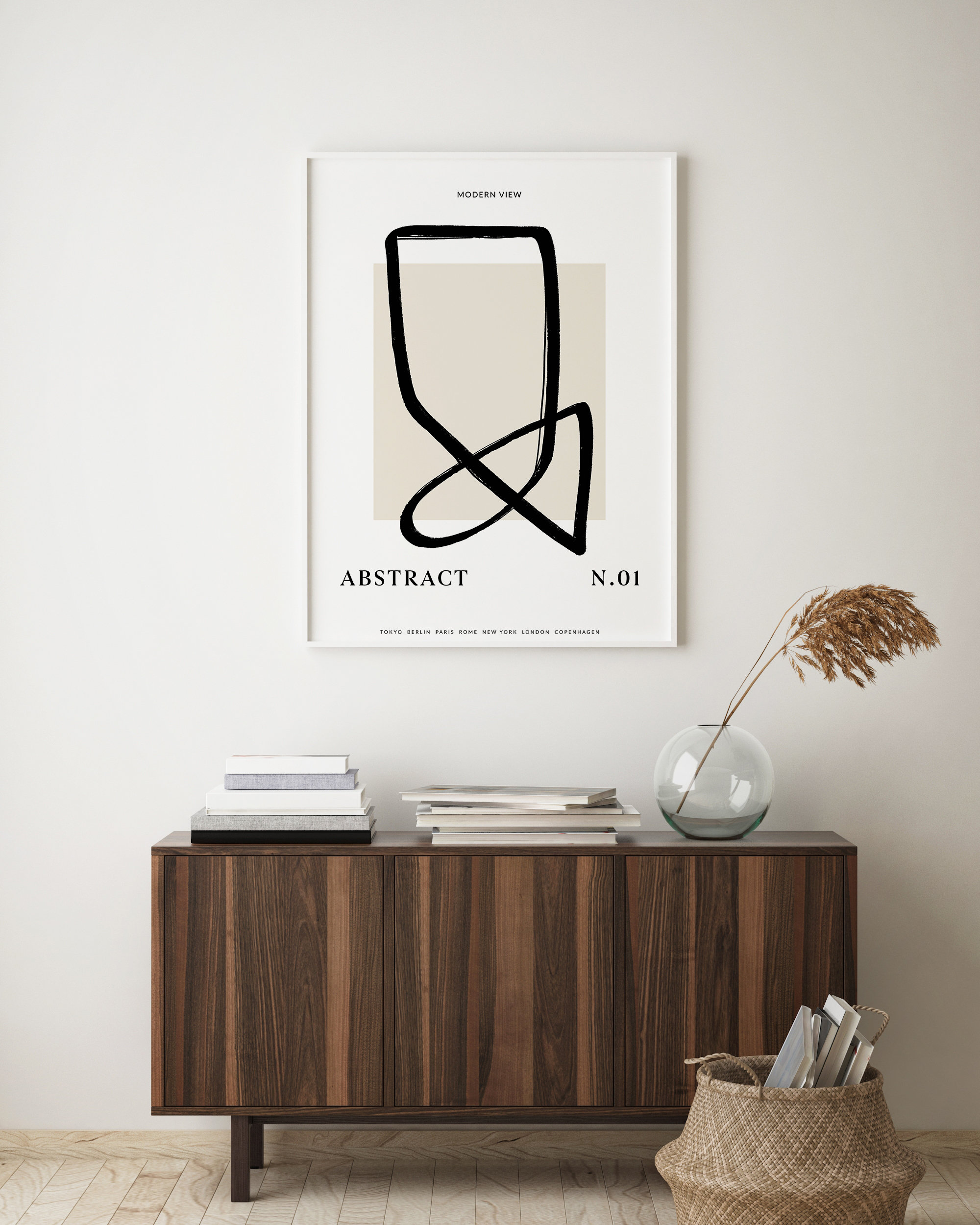 Line drawing print Black line abstract art Line art print | Etsy