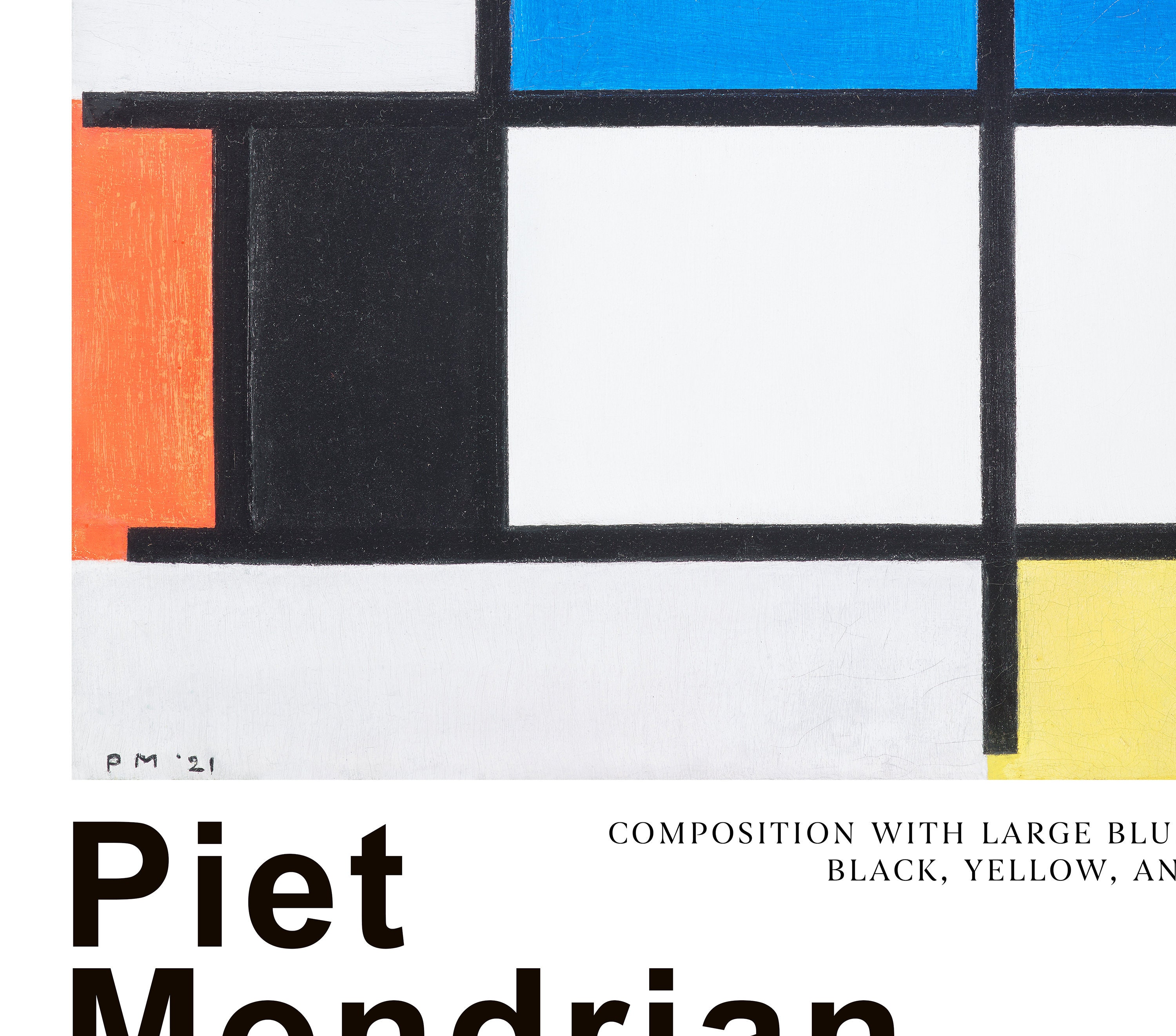 PIET MONDRIAN Gallery Poster Fine Art Print Famous Artist | Etsy