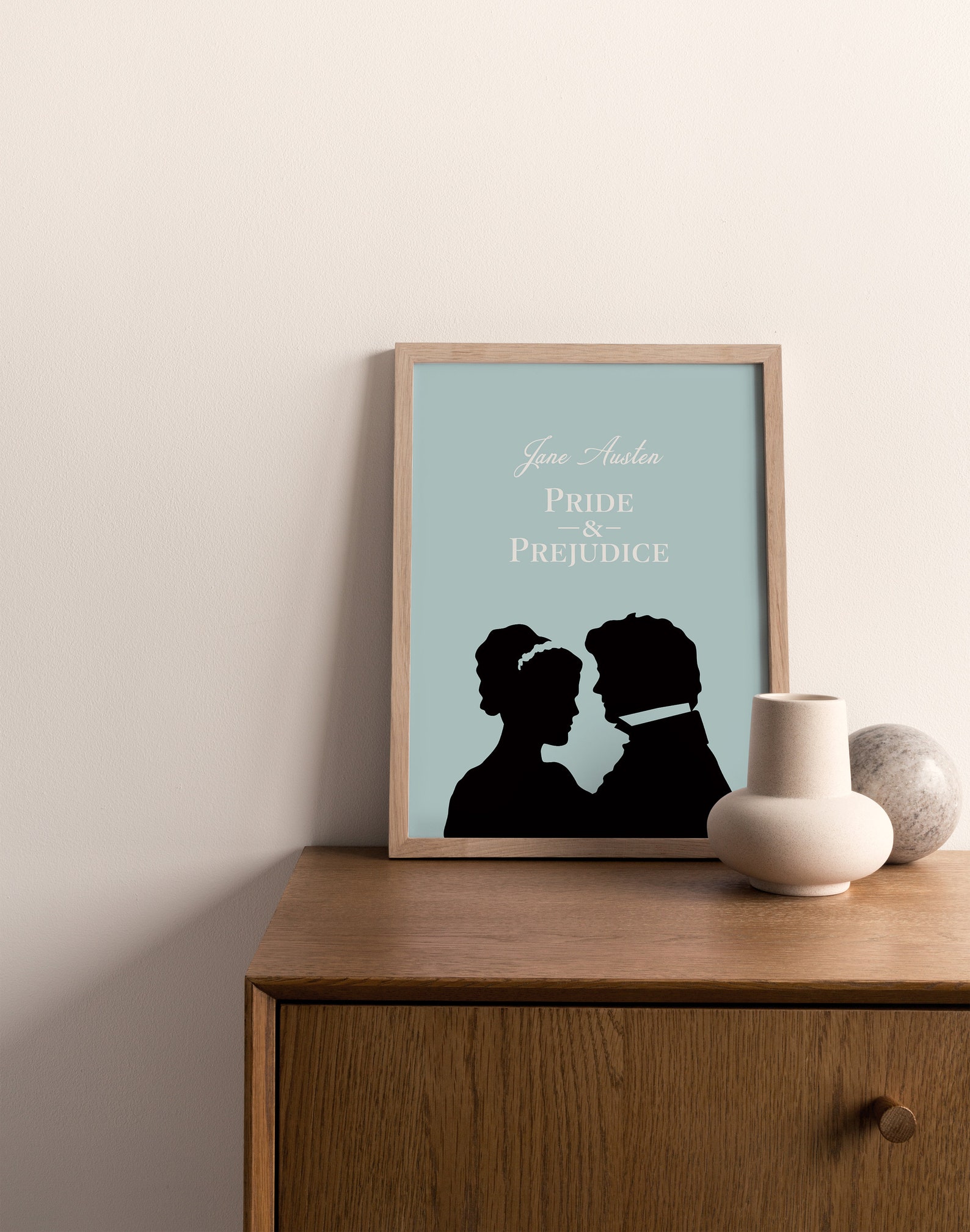 Jane Austen Poster. Book Cover Poster. Elizabeth and Mr Darcy. - Etsy