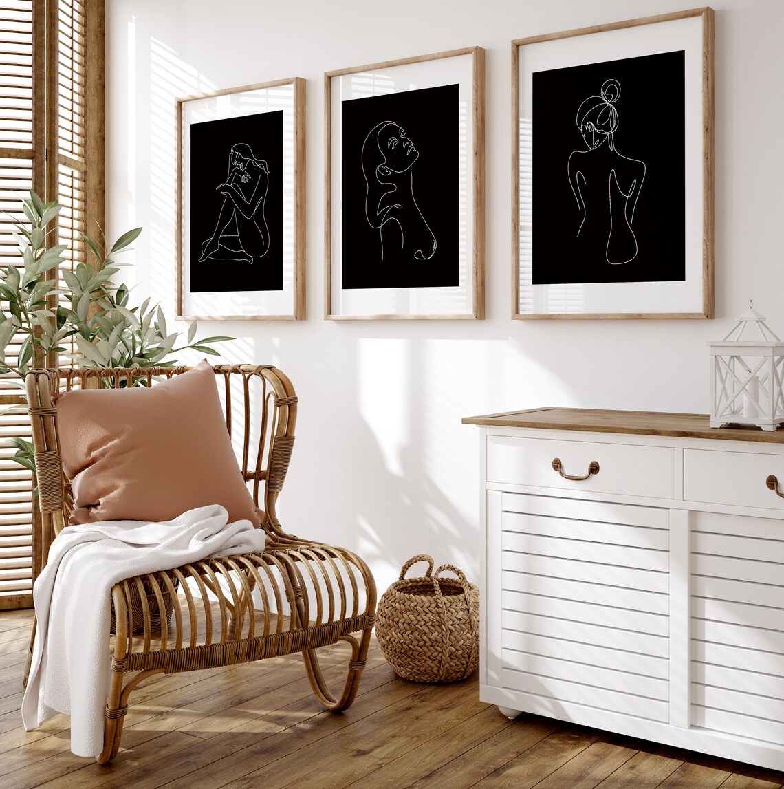 Set of 3 Black Body Line Art. Woman Line Art. Line Drawing - Etsy