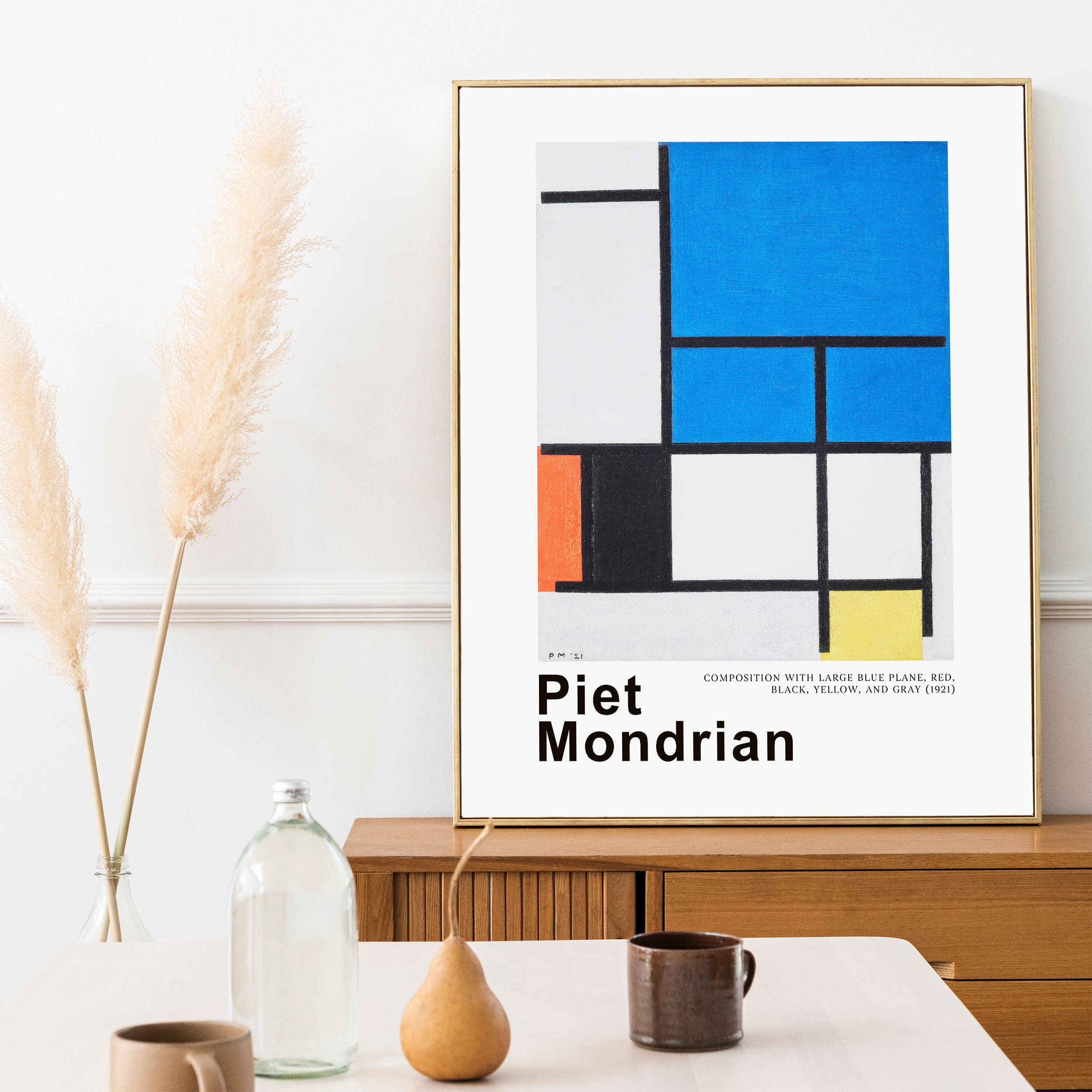 PIET MONDRIAN Gallery Poster Fine Art Print Famous Artist | Etsy