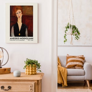 Amedeo Modigliani Print. Exhibition Poster. Italian Poster. Vintage Art ...