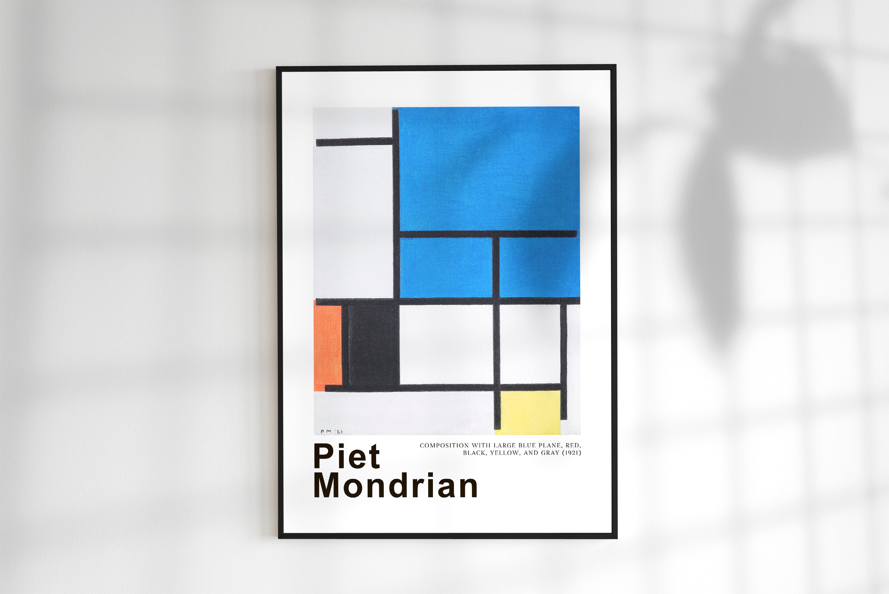 PIET MONDRIAN Gallery Poster Fine Art Print Famous Artist | Etsy