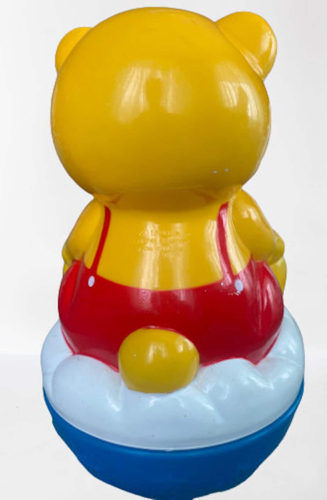 Vintage Roly Poly Bear. Nevalyashka. Musical Doll. Plastic Bear Toy ...