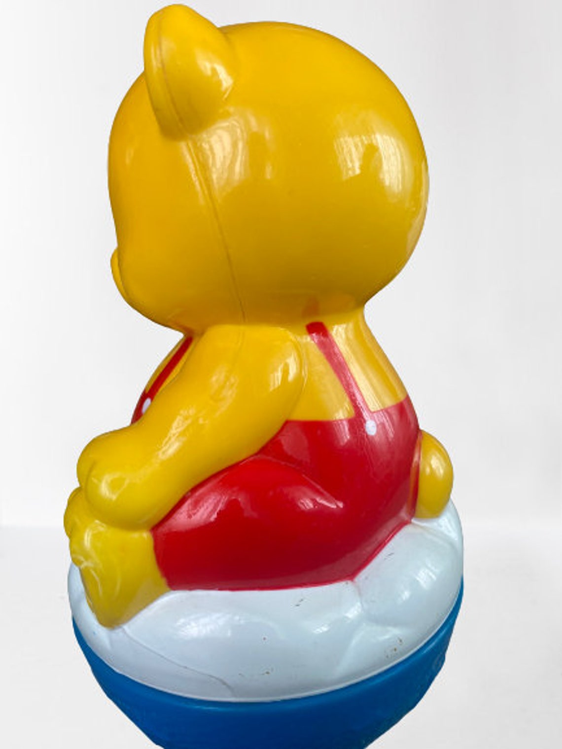 Vintage Roly Poly Bear. Nevalyashka. Musical Doll. Plastic Bear Toy ...