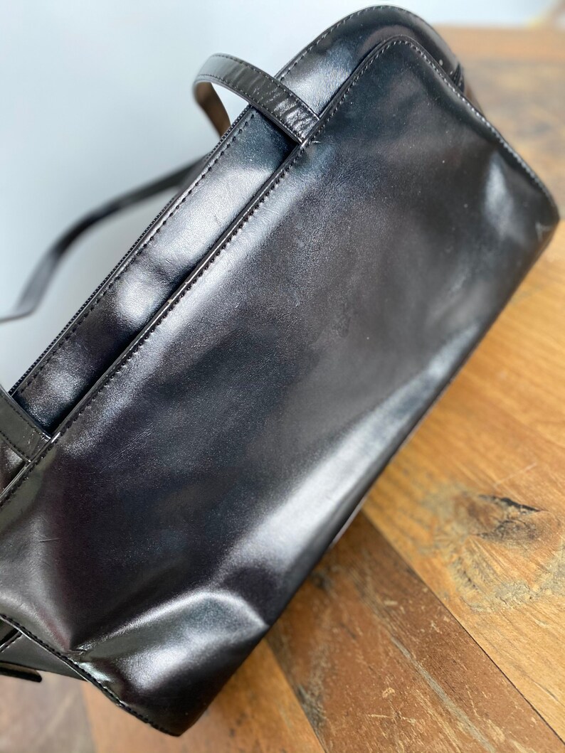 Vintage Marc Picard Bag , Made in Germany , Black Leather, Shoulder ...