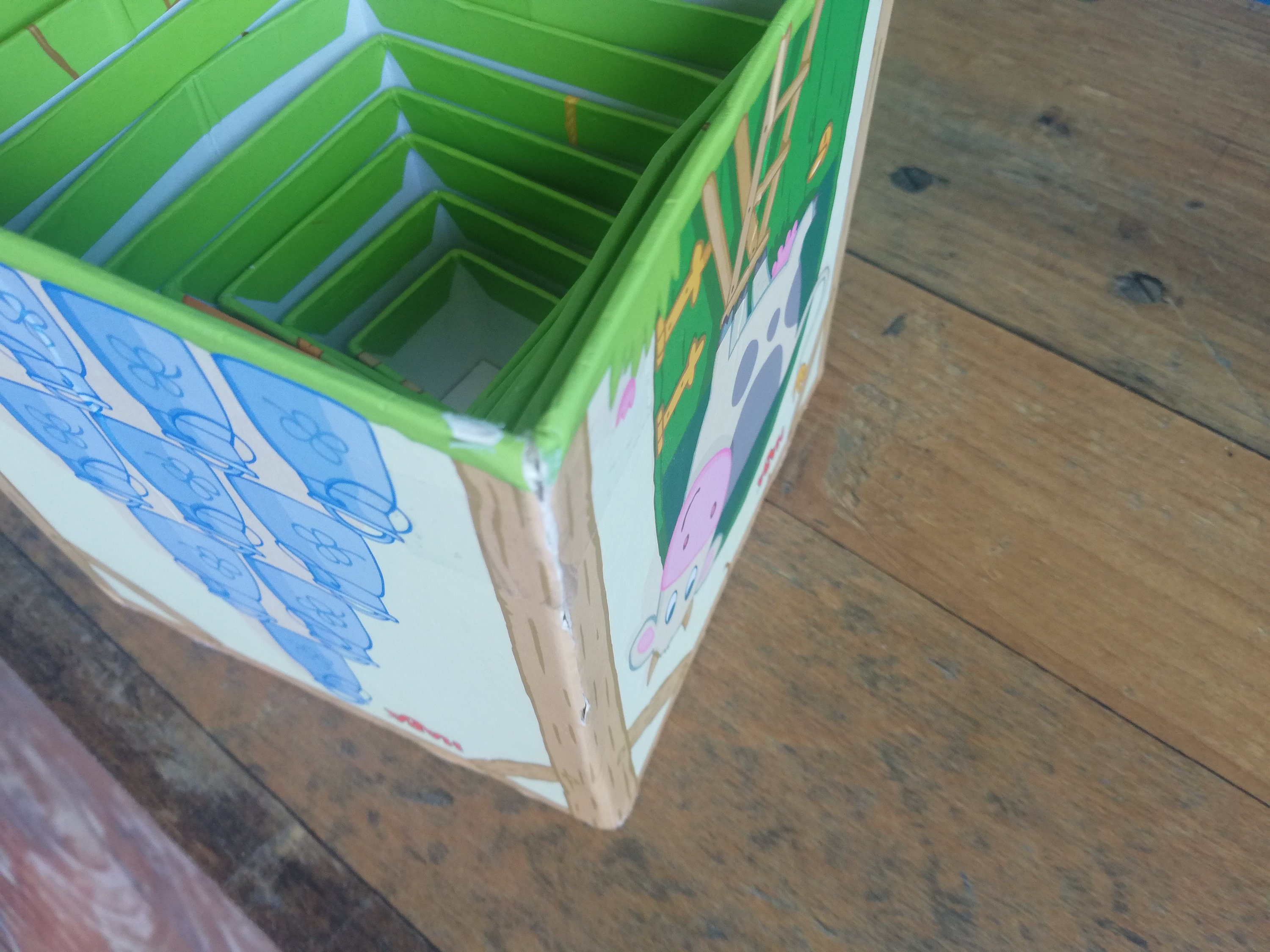 Vintage Children Stacking Blocks, Stacking Cubes, Nesting Cardboard ...