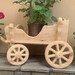 Handmade Wooden Pull Along Cart Wooden Wagon Handcrafted - Etsy