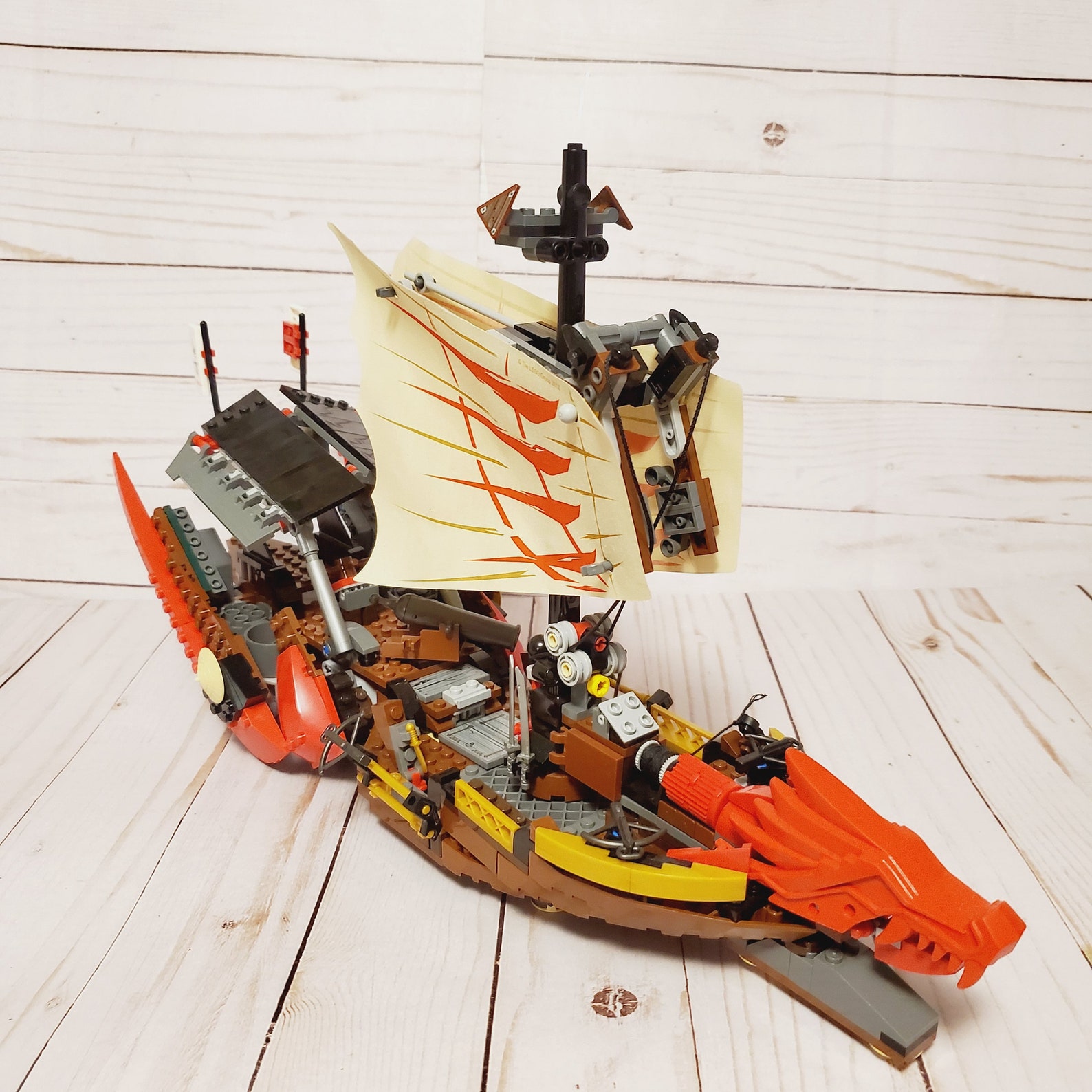 LEGO Ninjago Destiny's Bounty Set 9446 100% Complete | Etsy