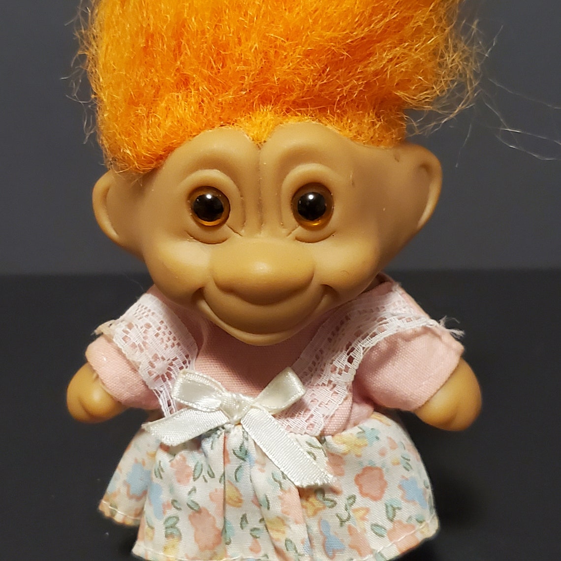 Vintage 1992 Wishland Troll Doll with Belly Birthmark Yellow | Etsy