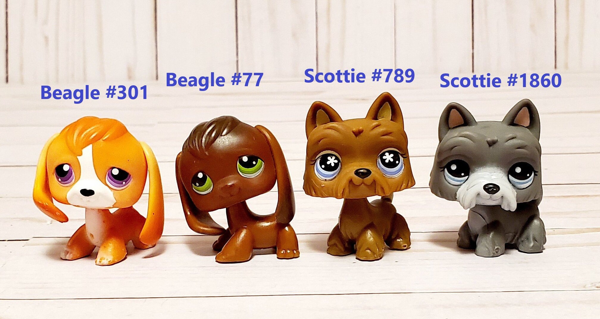 Littlest Pet Shop LPS Authentic 301 77 789 1860 Beagle and | Etsy