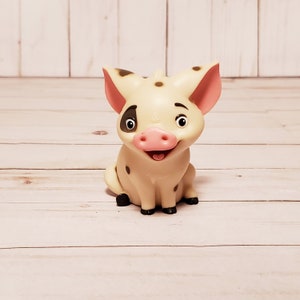 Disney Movie Moana PUA PVC Figure Cartoon Cute Sitting | Etsy