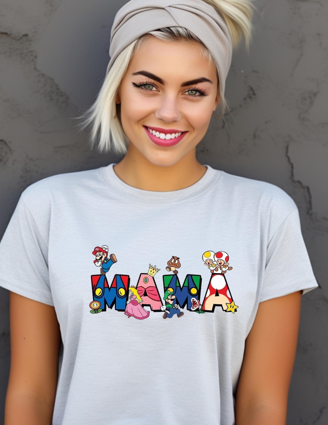 Mario Mama PNG Digital Download Super Mario Characters, Retro Mama Png ...