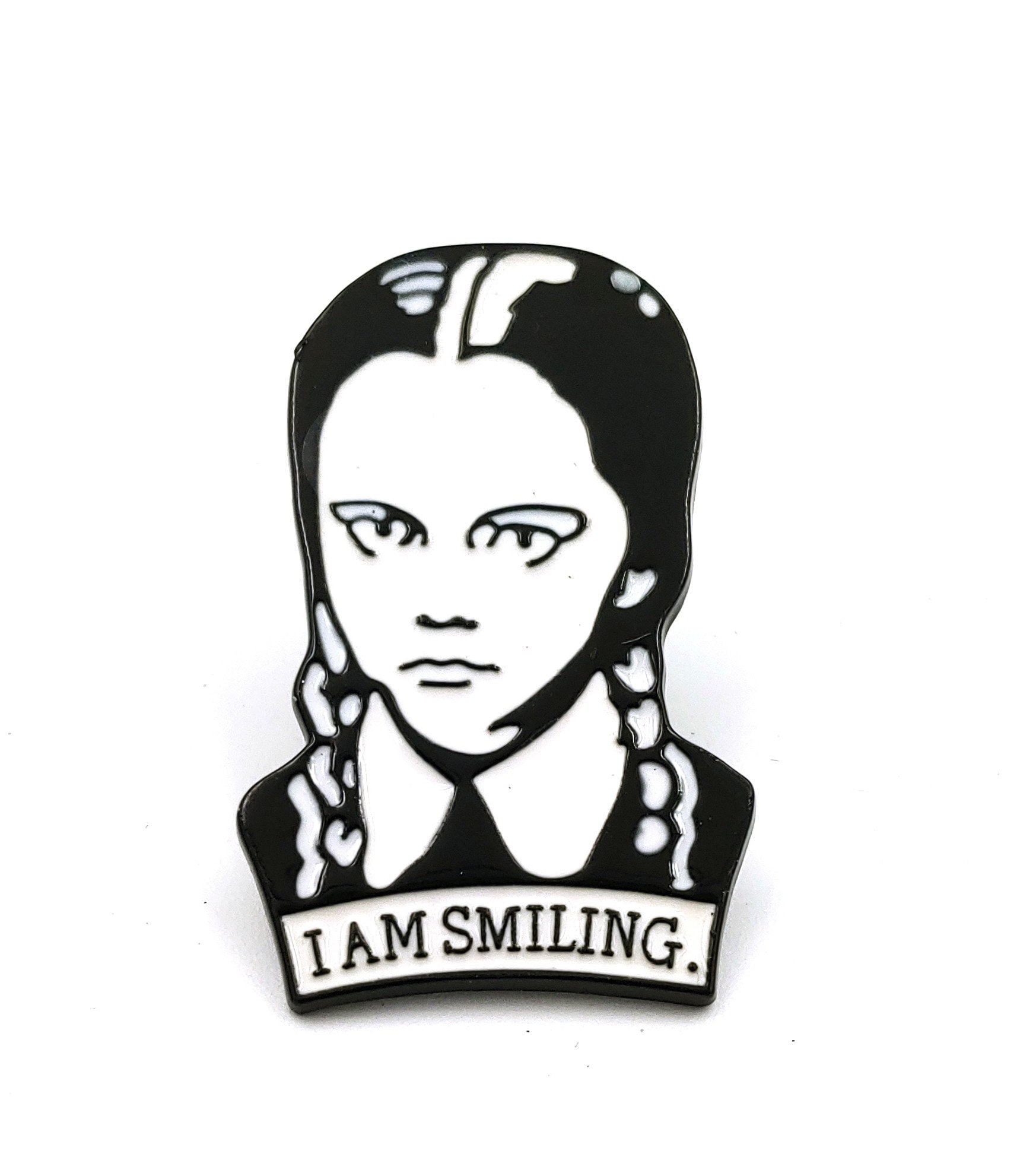 Smiling Wednesday Addams