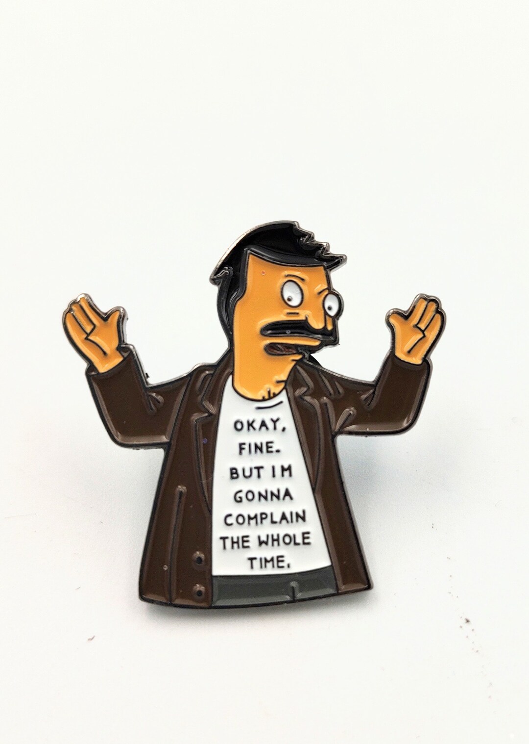 Bob's Burgers/ Bobs Burgers Pin/ Bob Belcher/ Cartoon Pin/ Burger Pin ...