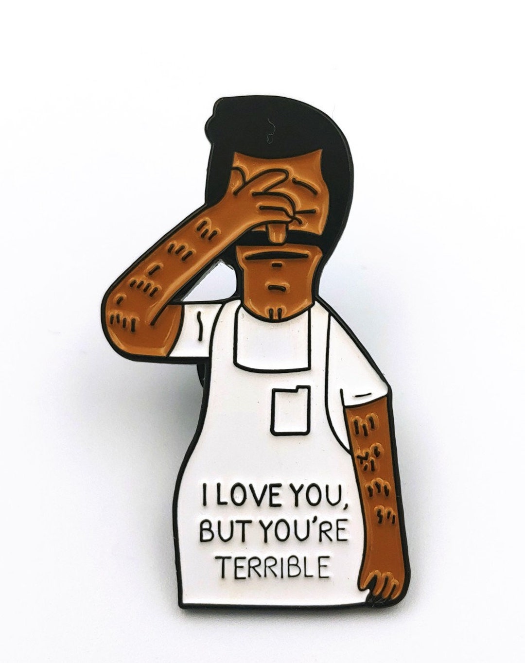 Bob's Burgers/ Bobs Burgers Pin/ Bob Belcher/ Cartoon Pin/ Burger Pin ...
