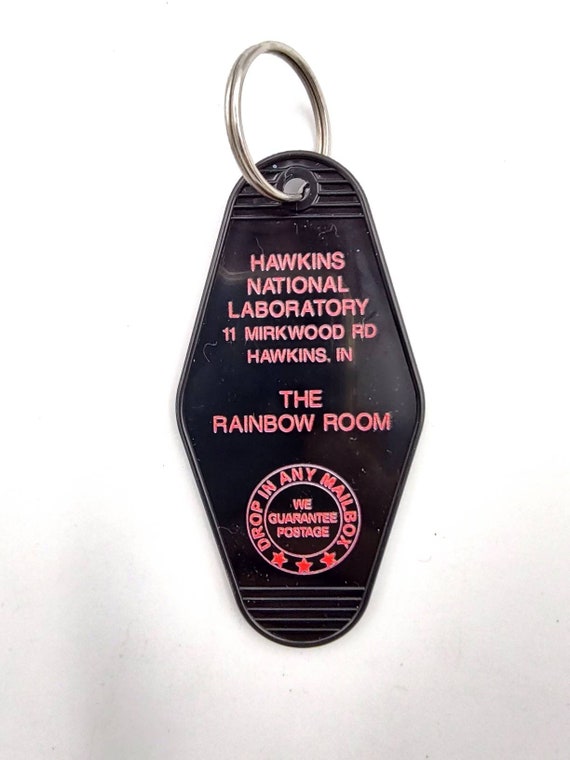 Fan Art Replica of Hawkins National Lab Rainbow Room Keychain - Etsy ...