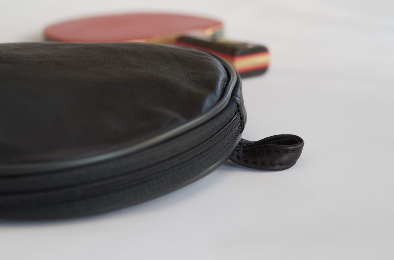 Table Tennis Bat Cover, Calf Leather Cover, Ping Pong Case, Leather ...