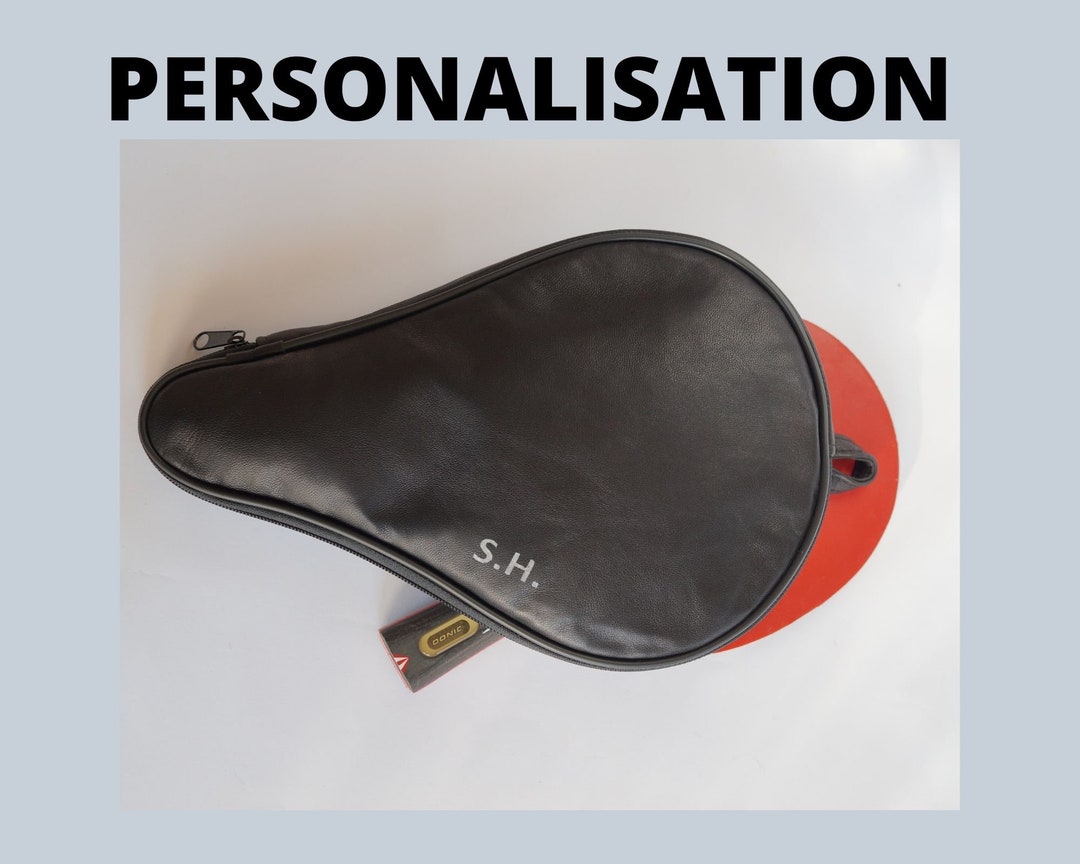 Table Tennis Bat Cover, Calf Leather Cover, Ping Pong Case, Leather ...