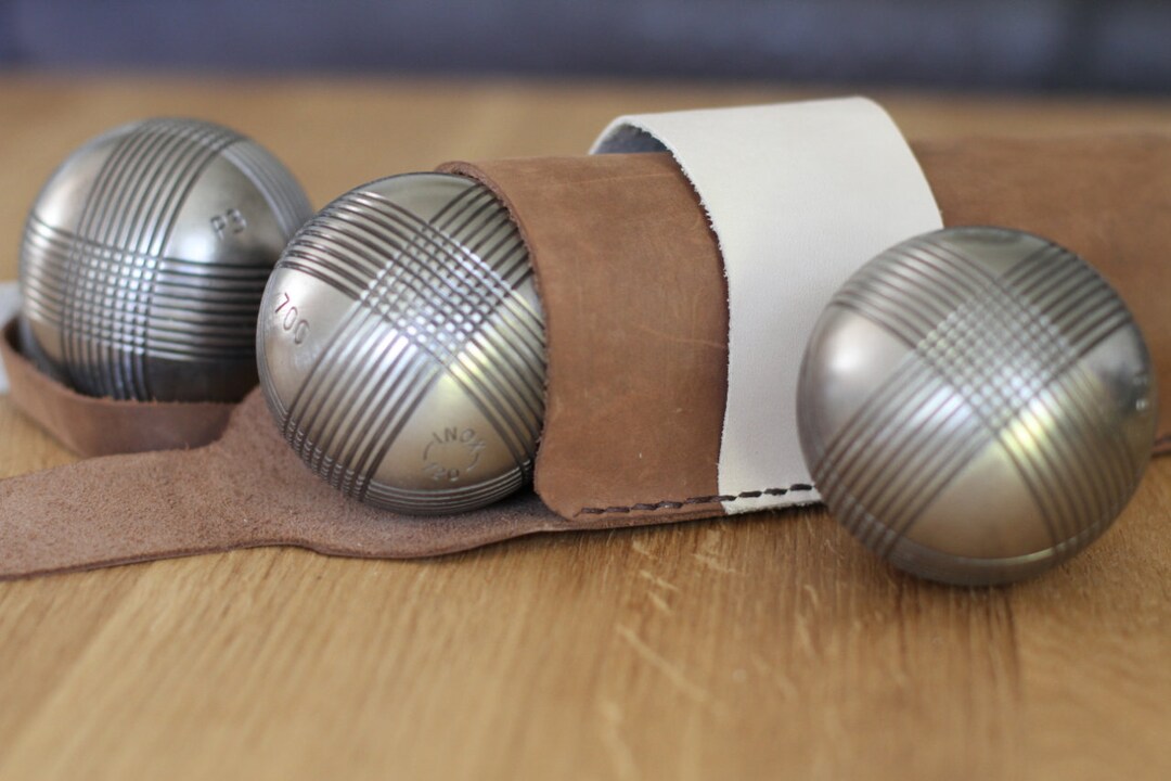 Leather Pétanque - Boule Bag - Etsy