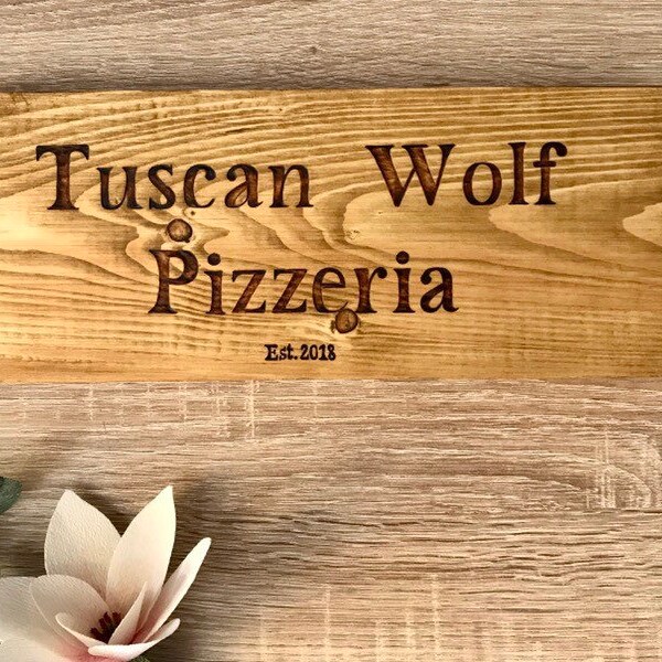 Wood Burned Sign - Etsy