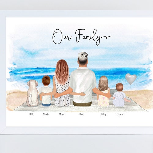 Personalised Family Print Home Gift Family Prints - Etsy