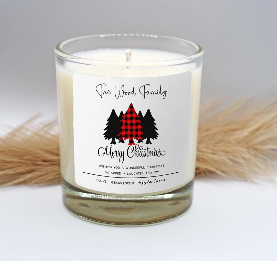 Family Christmas Gift Merry Christmas Scented Candle Gift Gift for ...